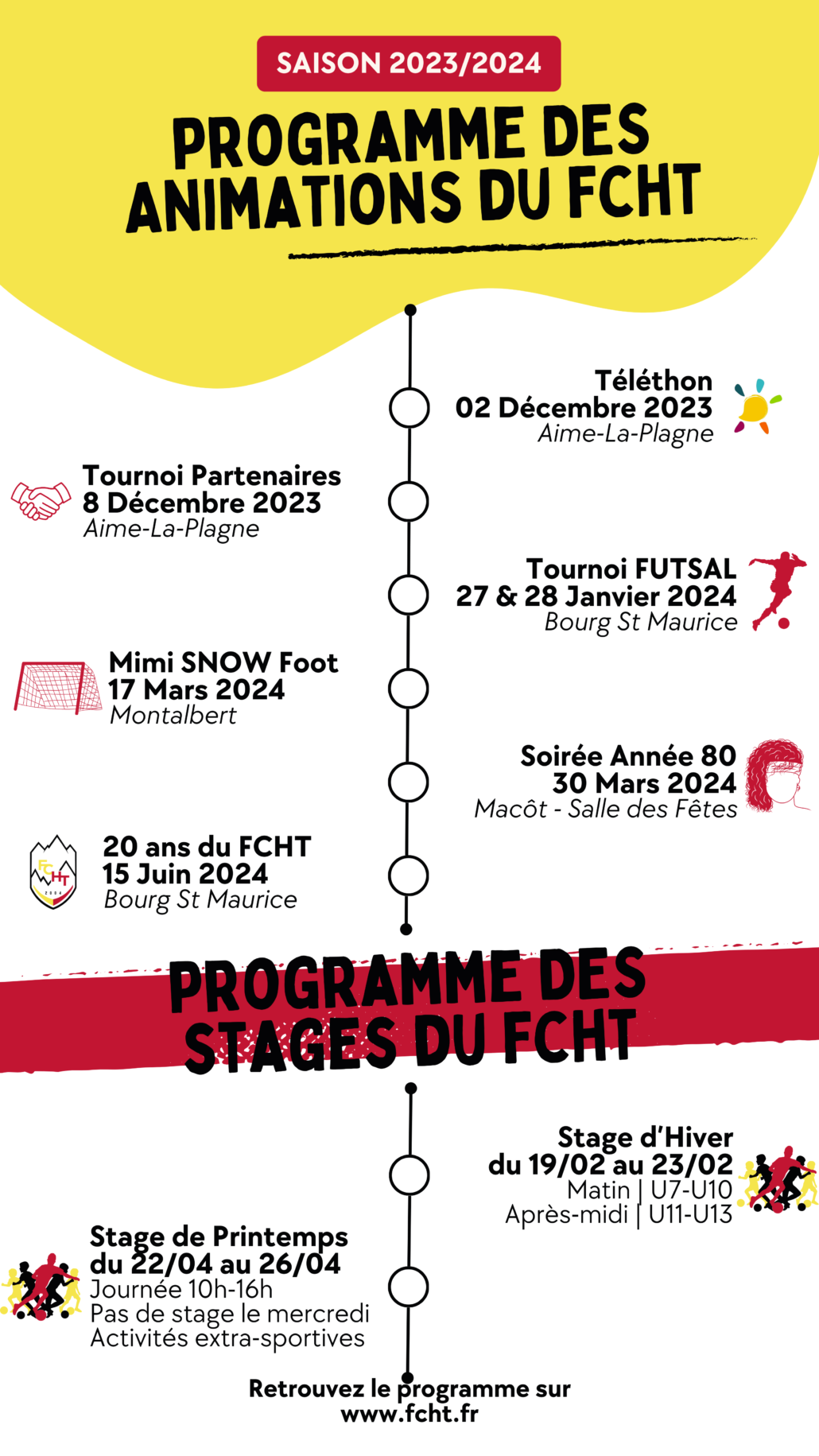 Programme des animations du FCHT | Saison 2023/2024 – FCHT | Football ...