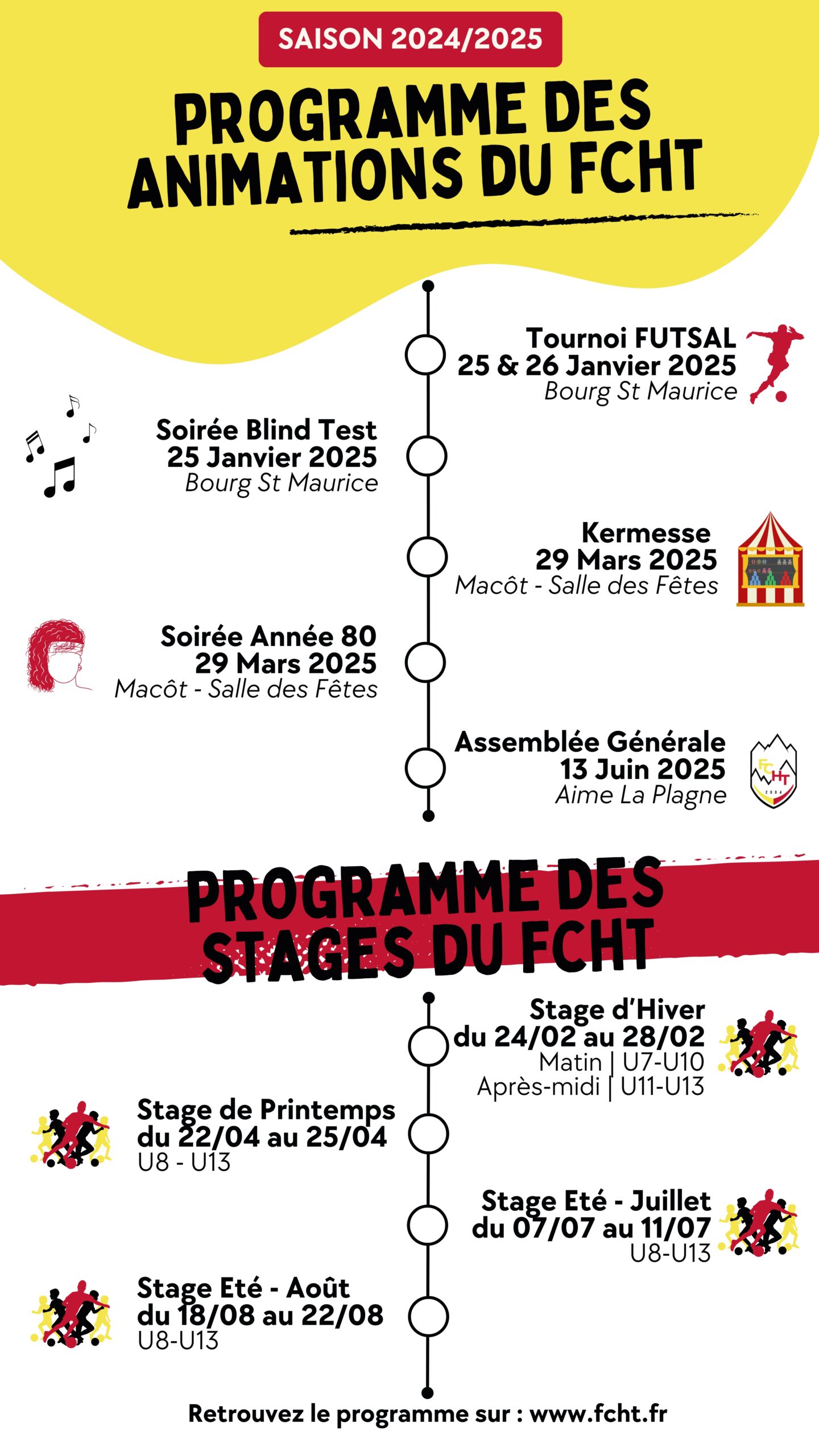 Programme des animations du FCHT | Saison 2024/2025 – FCHT | Football ...